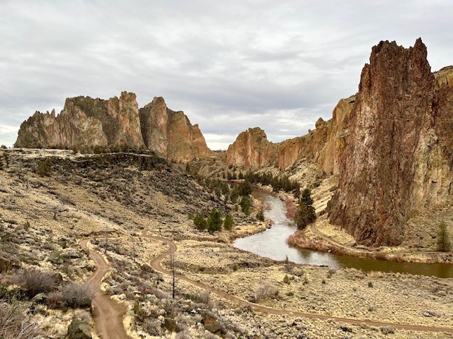 Hike Central Oregon's Smith Rock for a Winter Challenge