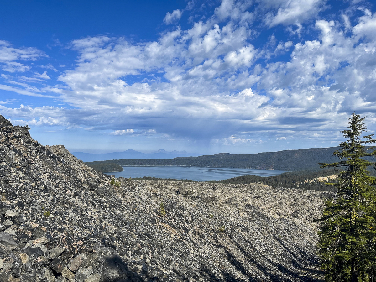 Crater Rim Trail provides for exceptional views of Paulina Peak ...